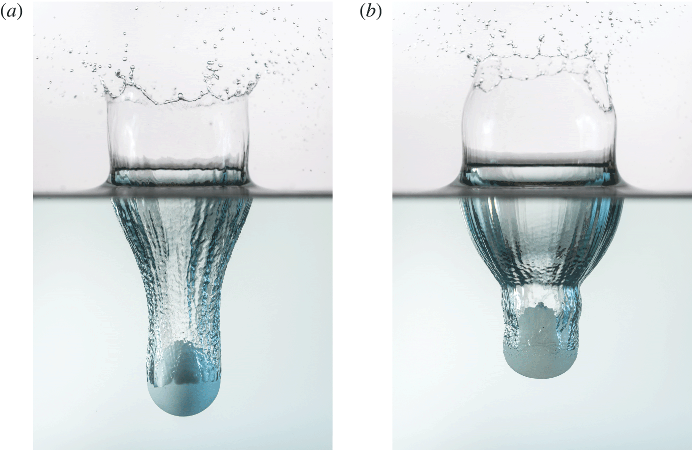 Water entry of deformable spheres | Journal of Fluid Mechanics ...