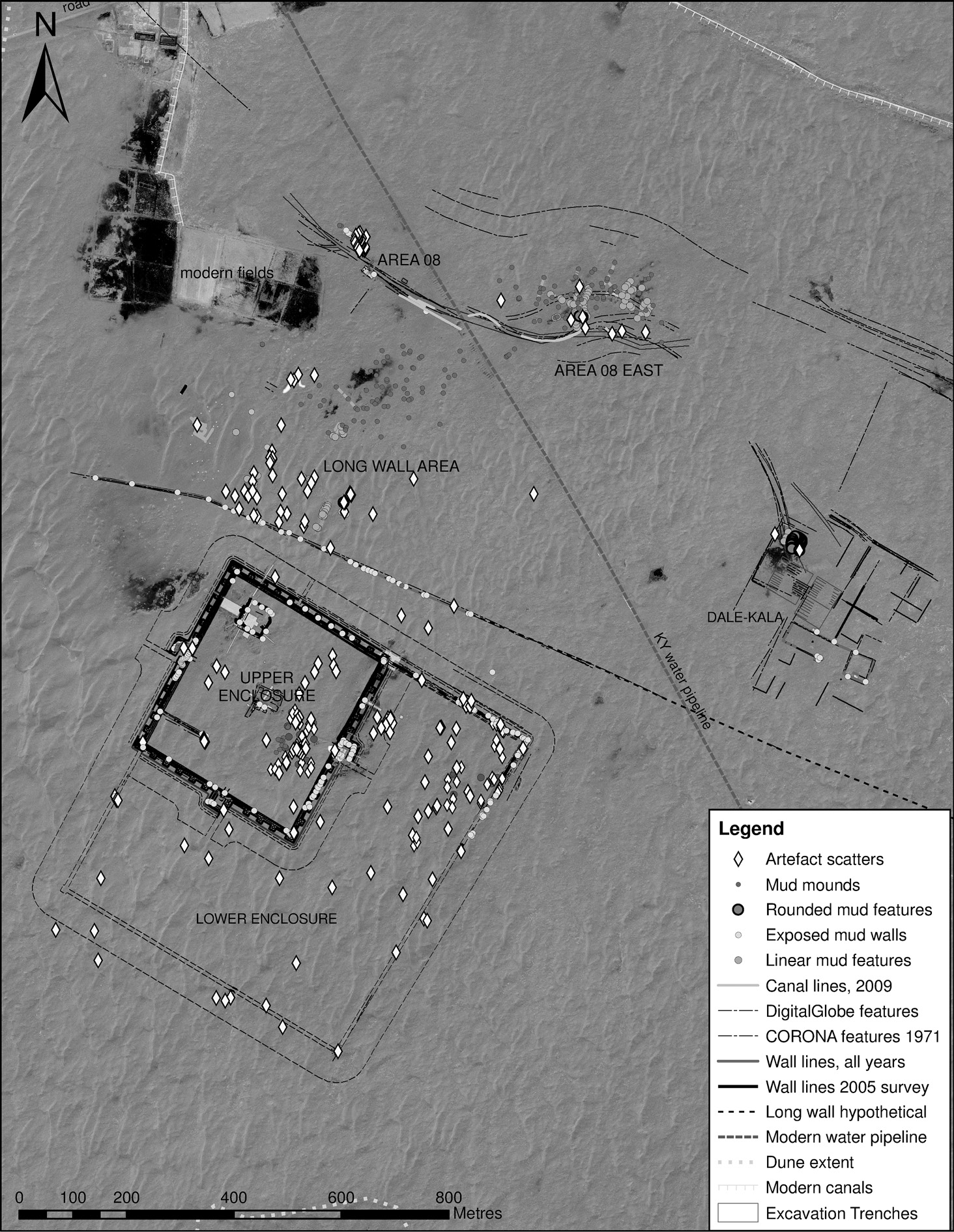 Nucleated Settlement Map