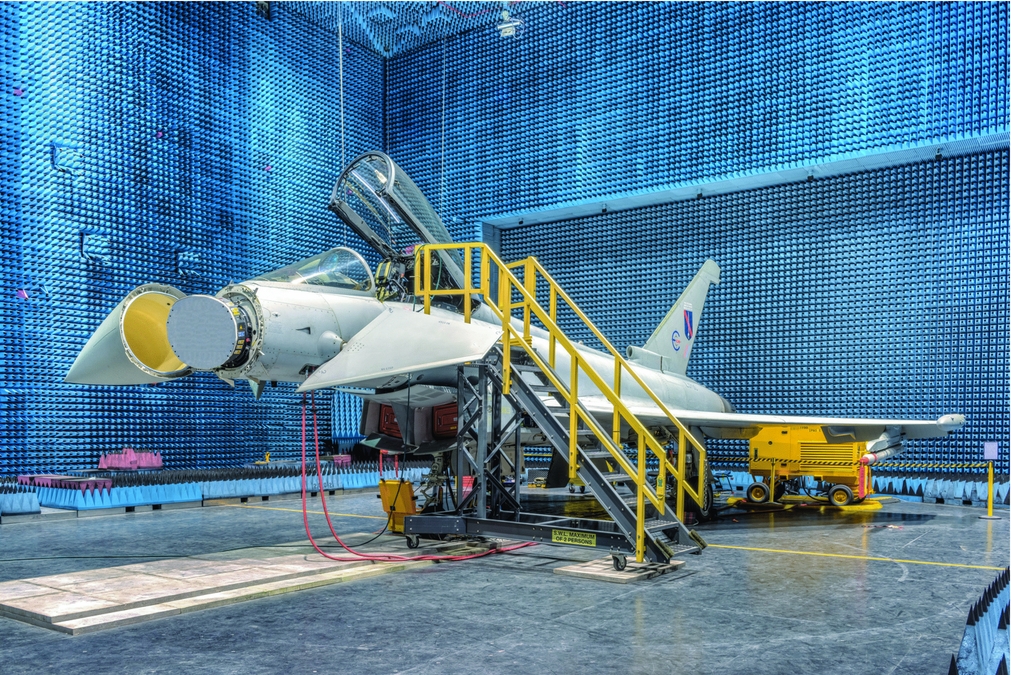 Aircraft-sized anechoic chambers for electronic warfare, radar and ...