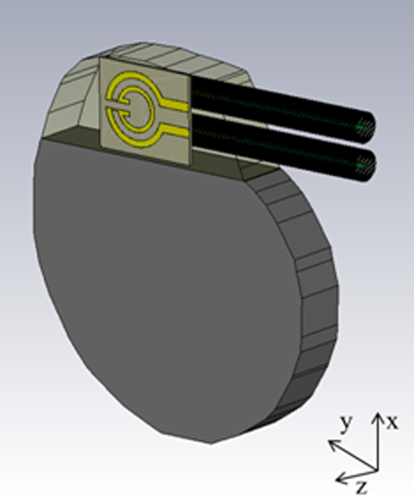 Inductive link for power and data transfer to a medical implant ...