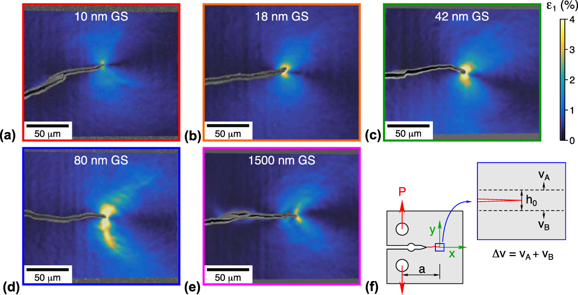 Grain size effects on NiTi shape memory alloy fatigue crack growth ...