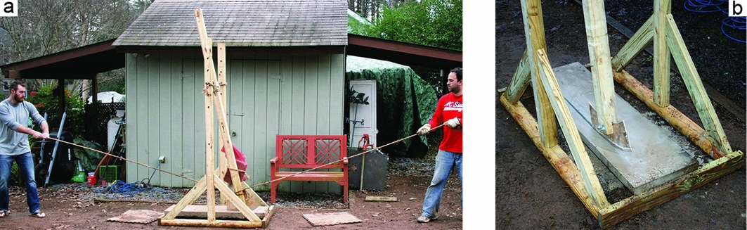Experimental stone-cutting with the Mycenaean pendulum saw | Antiquity ...