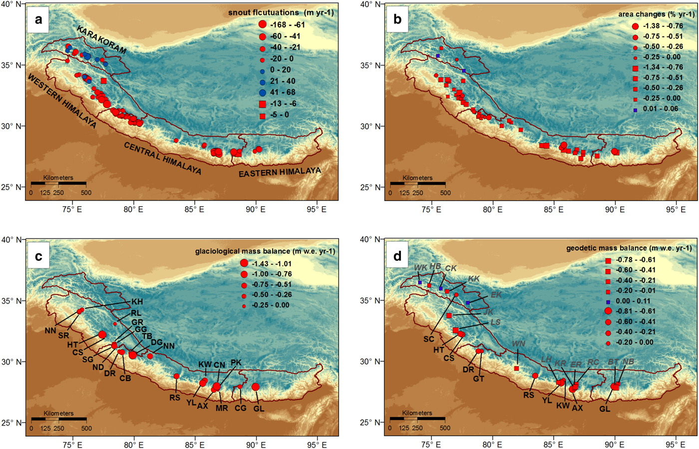 Review of the status and mass changes of Himalayan-Karakoram glaciers ...