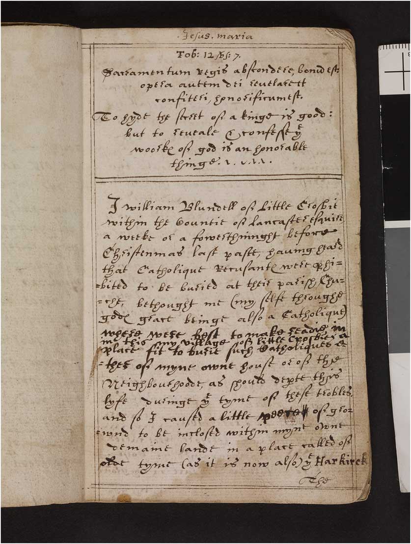 The Harkirk graveyard and William Blundell ‘the Recusant’ (1560-1638 ...