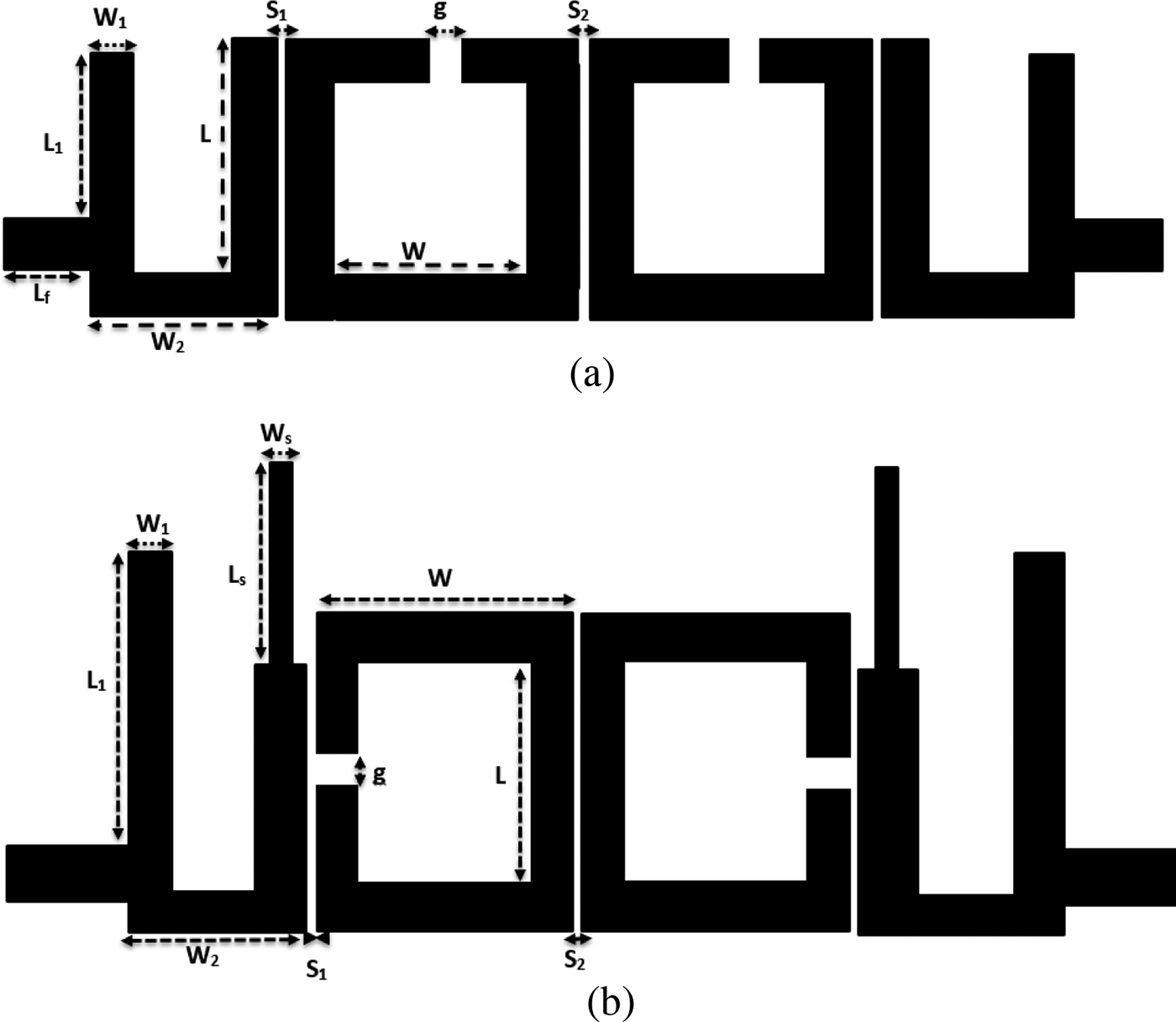 Microstrip Diplexer Design Based On Two Square Open Loop Bandpass Filters For Rfid Applications