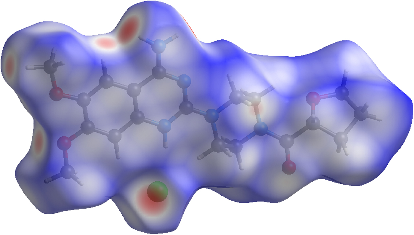 Crystal structure of terazosin hydrochloride dihydrate (Hytrin ...