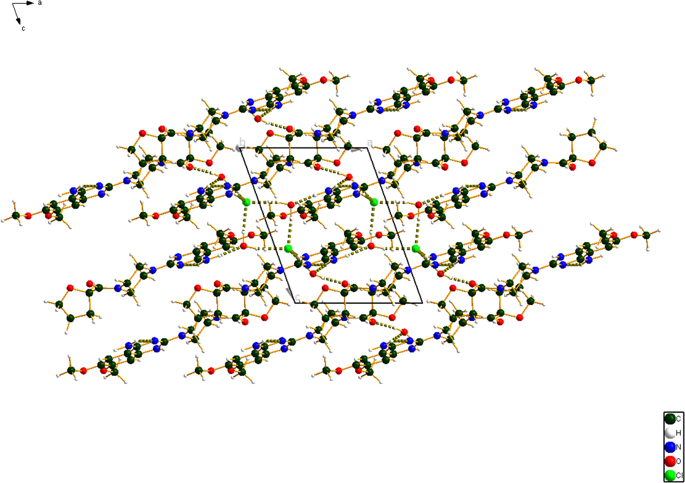 Crystal structure of terazosin hydrochloride dihydrate (Hytrin ...