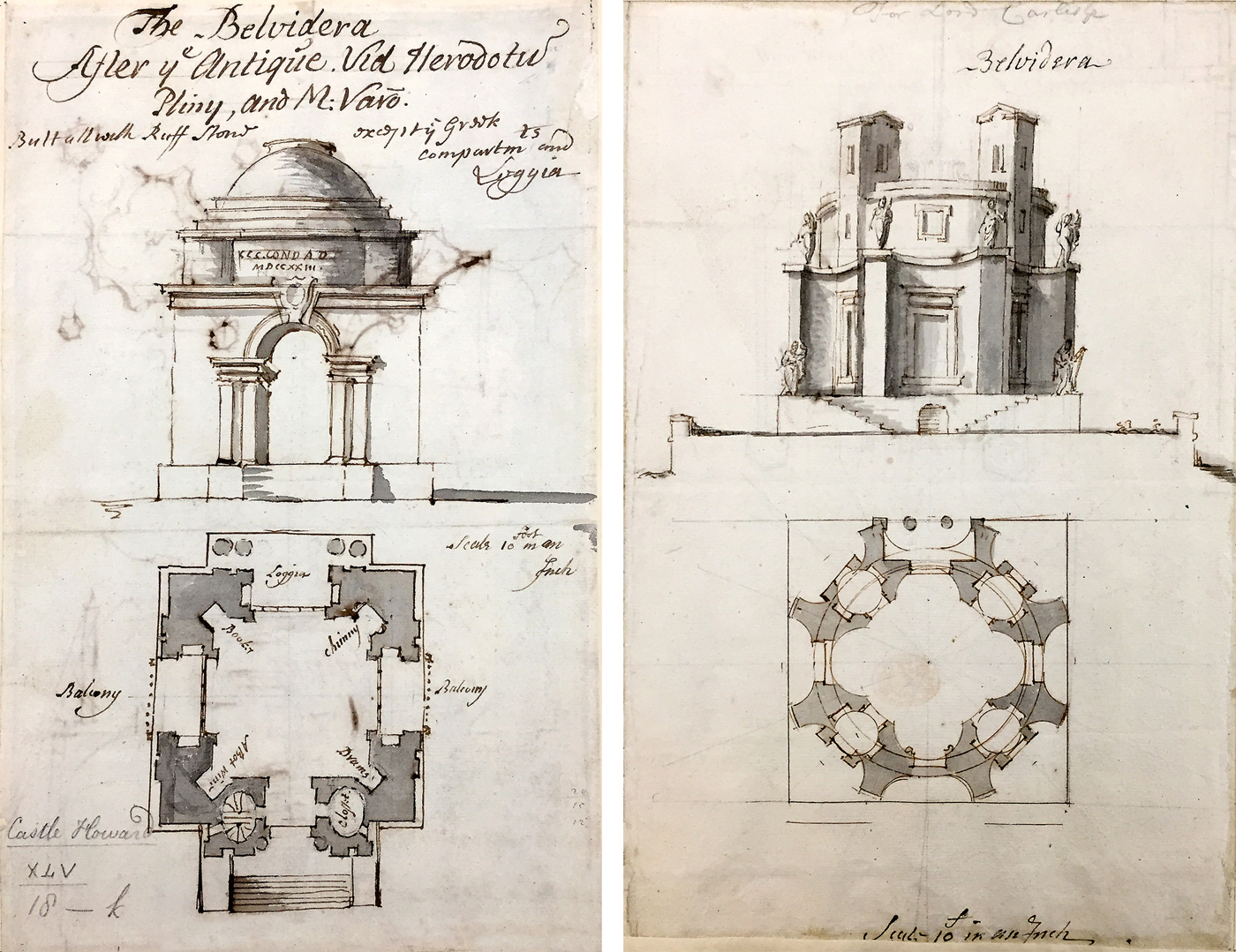 Hawksmoor's Vision of Wray Wood, Castle Howard | Architectural History ...