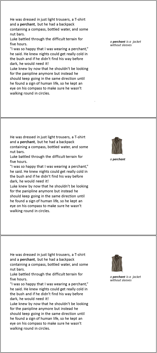 THE EFFECT OF GLOSS TYPE ON LEARNERS’ INTAKE OF NEW WORDS DURING ...