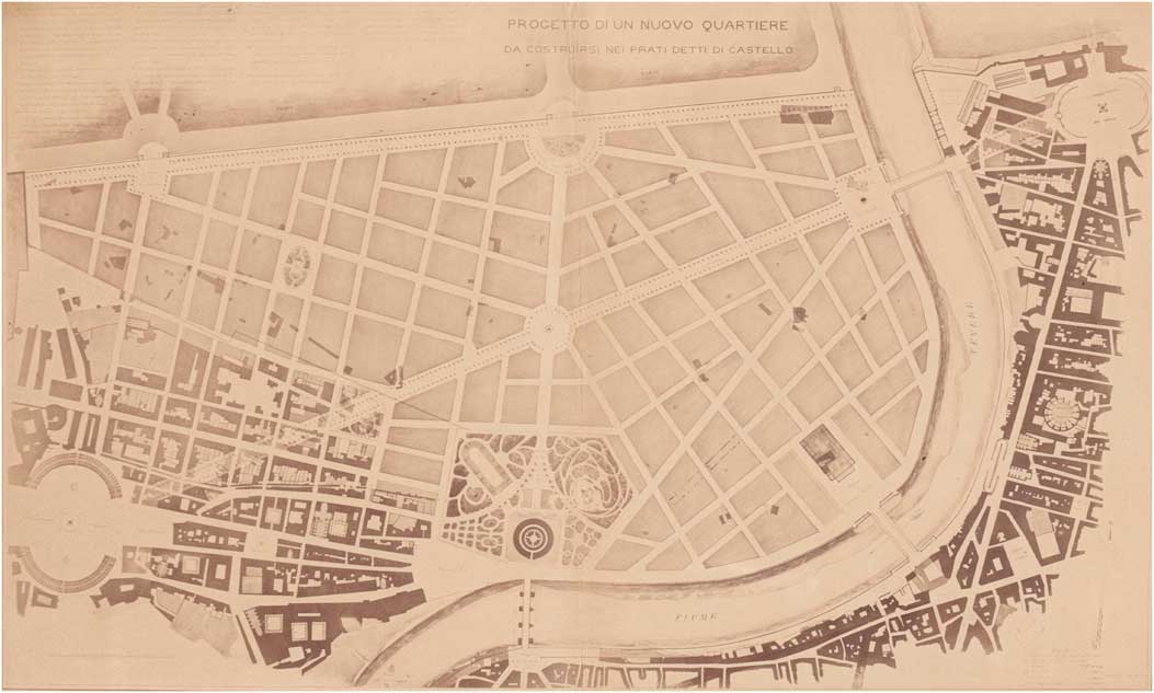 Map Of Prati Rome Italy