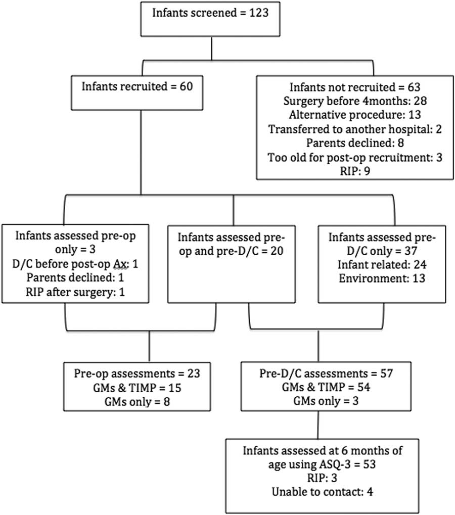 Neuromotor performance in infants before and after early open-heart ...