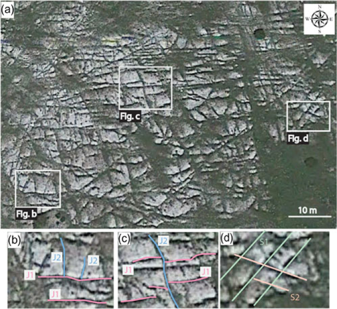 Distribution of joints in the hinge-line culmination of foreland ...