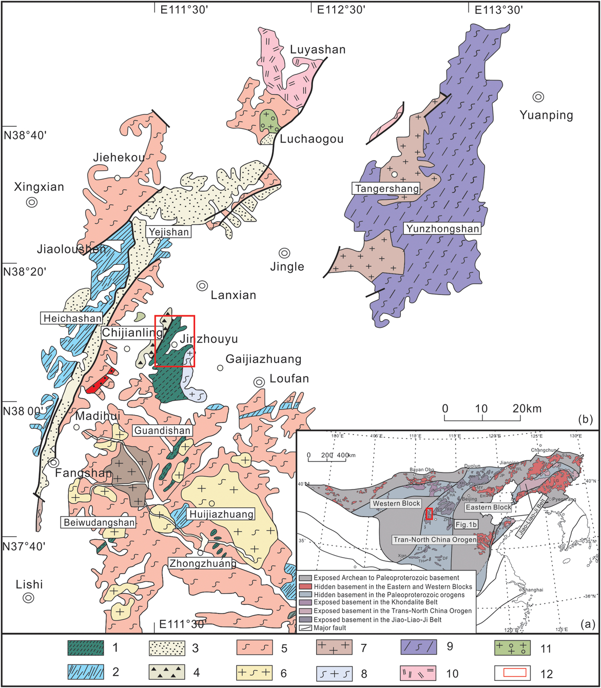 Geology and geochemistry of the Yuanjiacun banded iron formation in ...