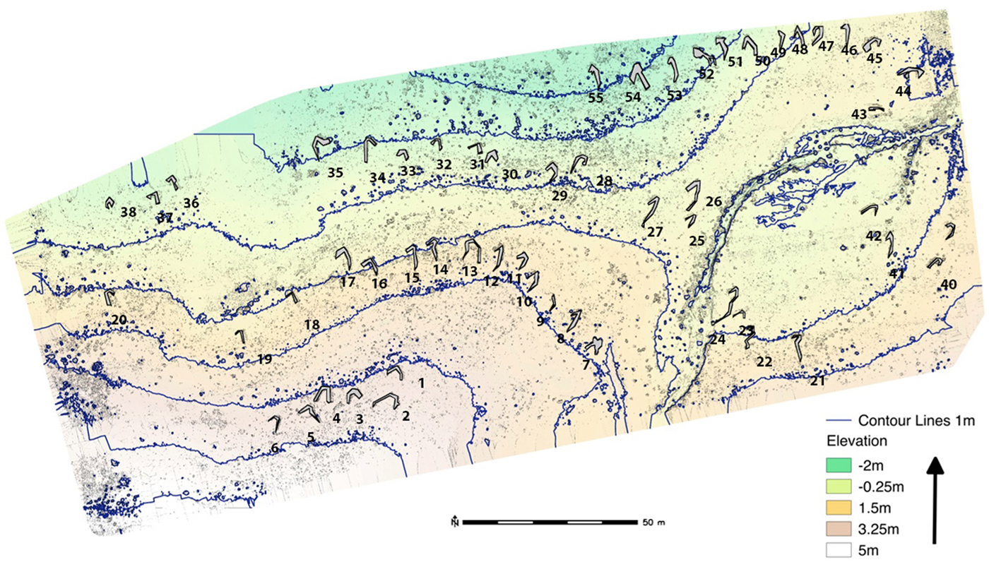 Shorelines in the Desert: Mapping Fish Trap Features along the ...