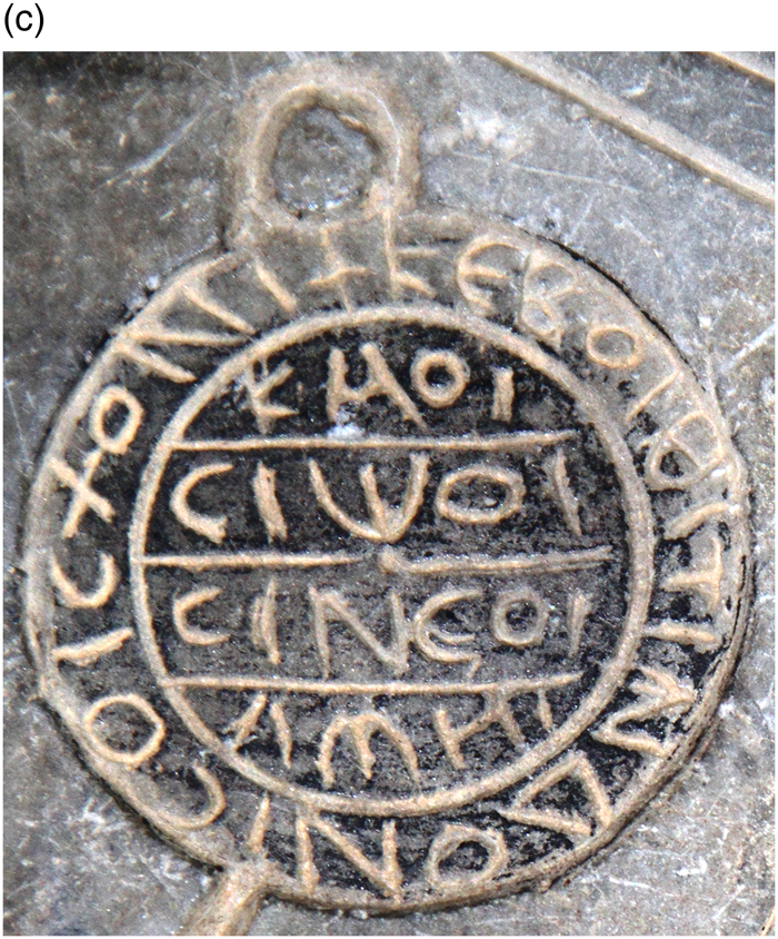 Seven Byzantine lead seals from the museum of Ödemiş in western ...