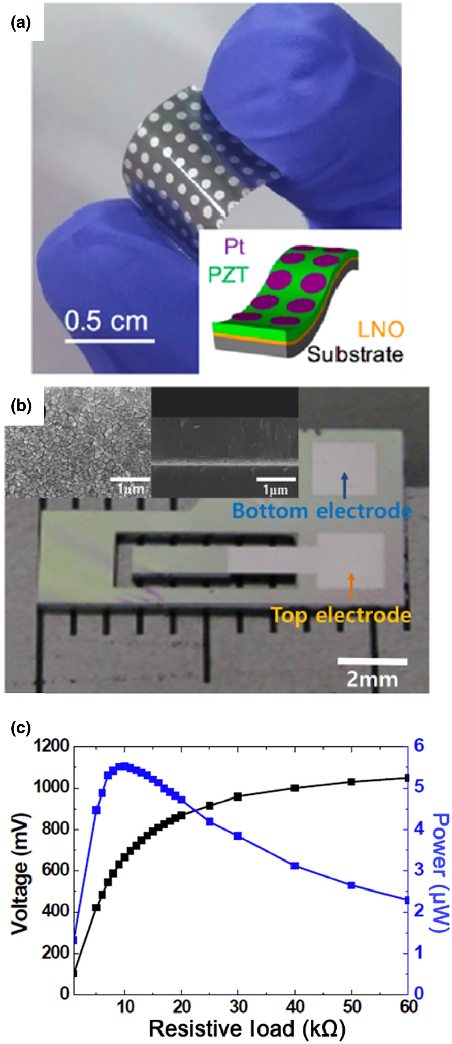 Toward bioimplantable and biocompatible flexible energy harvesters ...