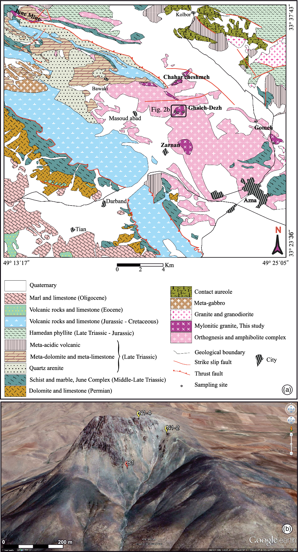 Petrogenesis of the Carboniferous Ghaleh-Dezh metagranite, Sanandaj ...