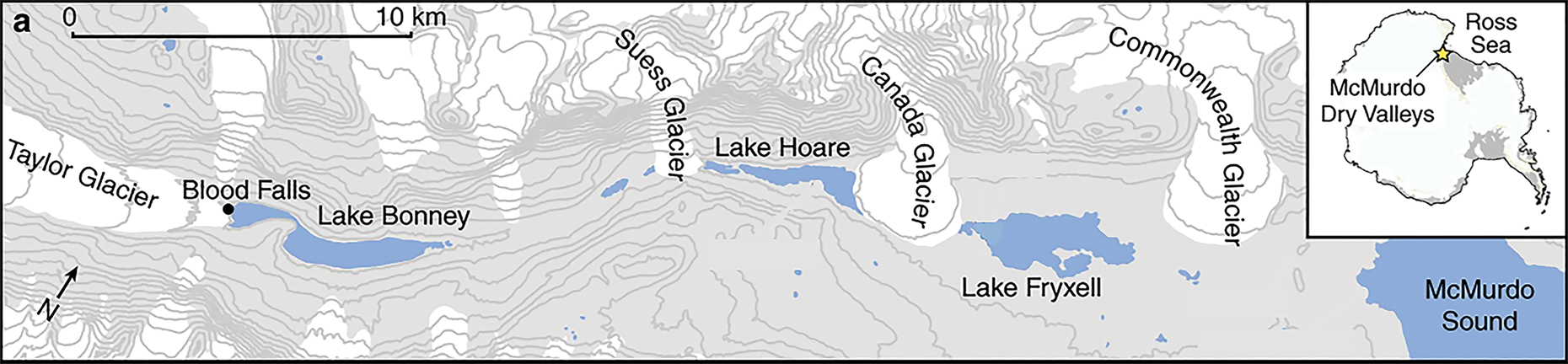 Subglacial brine flow and wind-induced internal waves in Lake Bonney ...