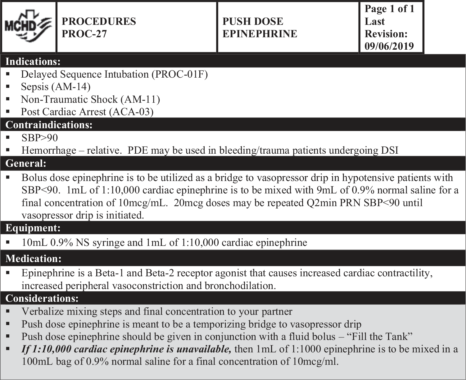Prehospital Efficacy and Adverse Events Associated with Bolus Dose ...