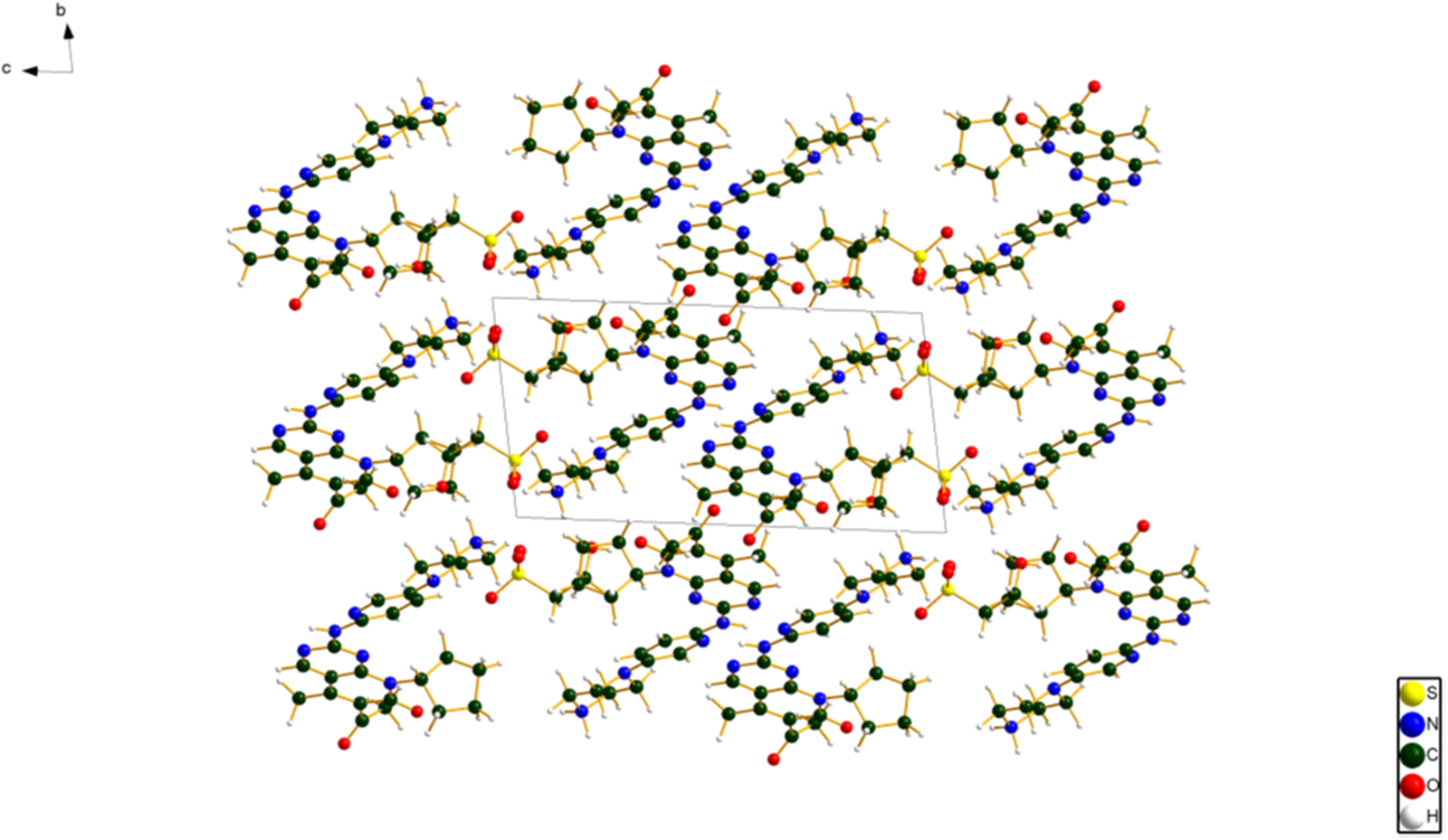 Crystal structure of palbociclib isethionate Form B, (C24H30N7O2 ...