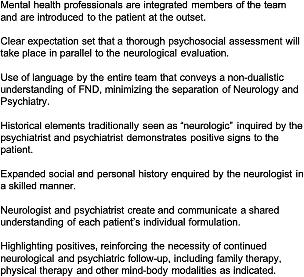 Diagnosing functional neurological disorder: seeing the whole picture ...