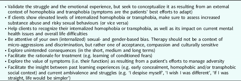 Critical issues in cognitive behavioural therapy (CBT) with gender and ...