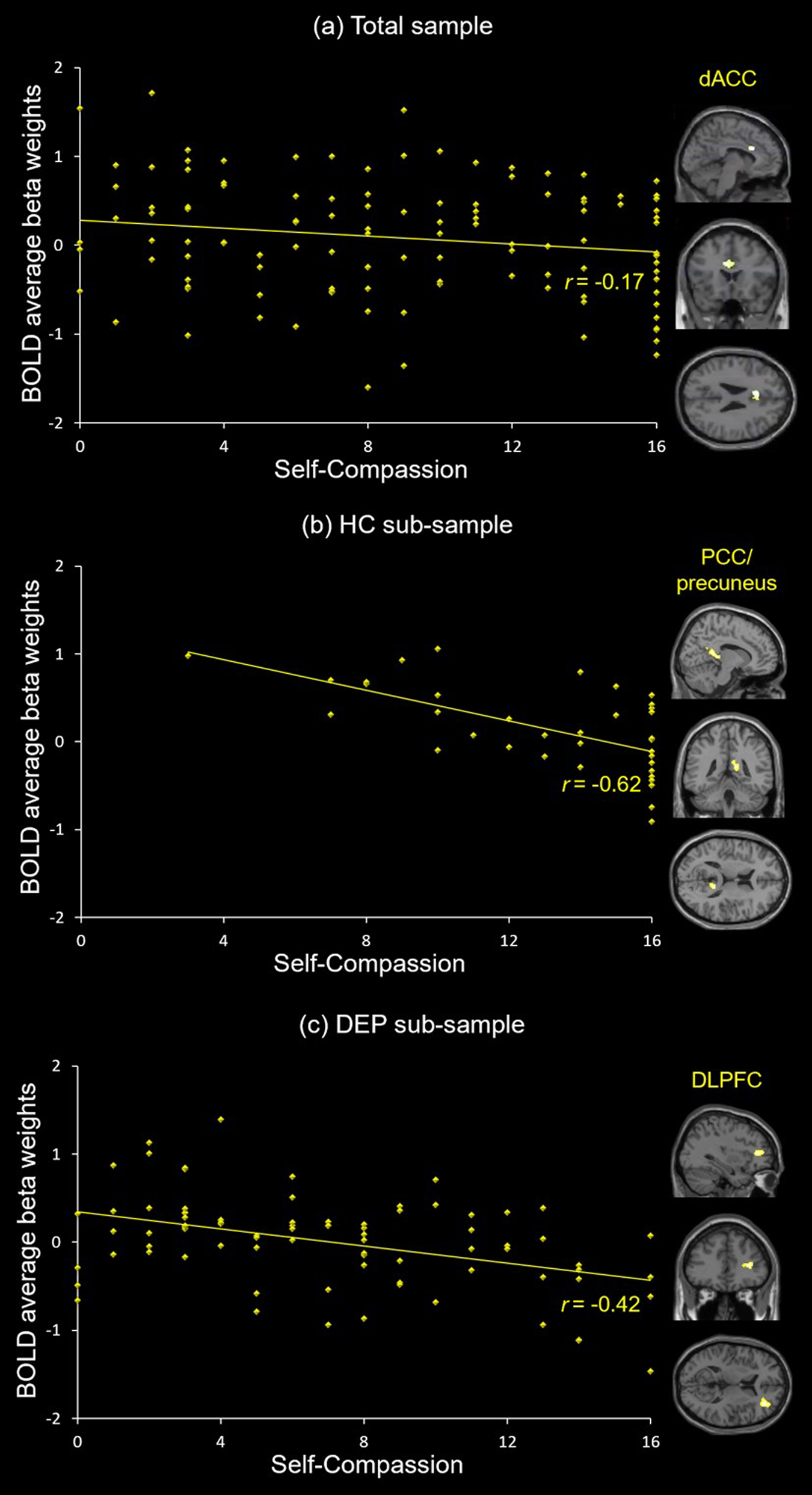 Self-compassion and dorsolateral prefrontal cortex activity during sad ...