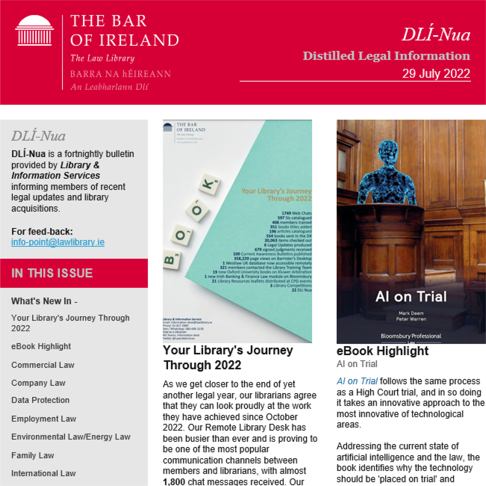 Supporting the Barrister Profession: The Law Library at The Bar of ...