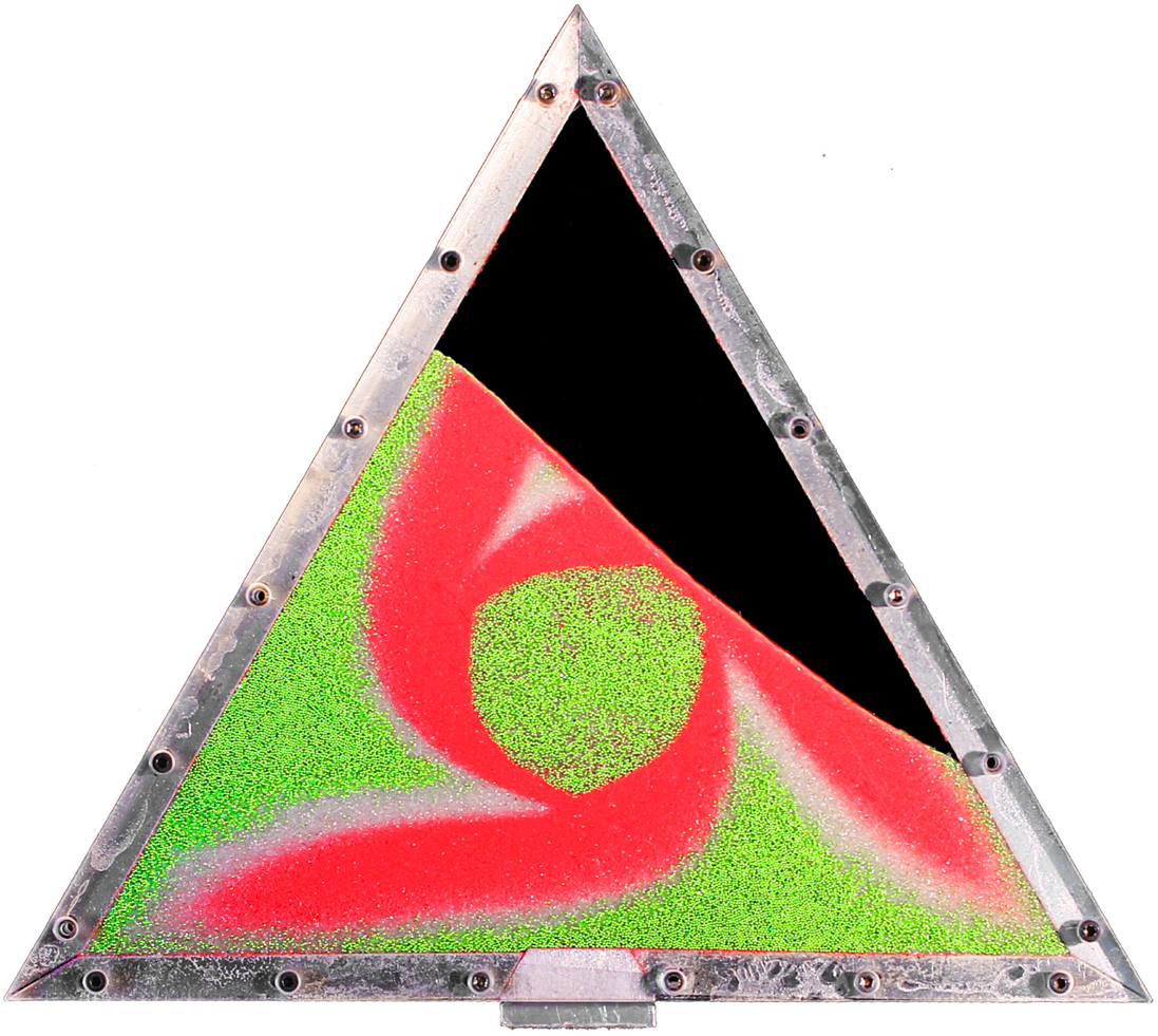 Particle Size Segregation Patterns In A Partially Filled Triangular Rotating Drum Journal Of