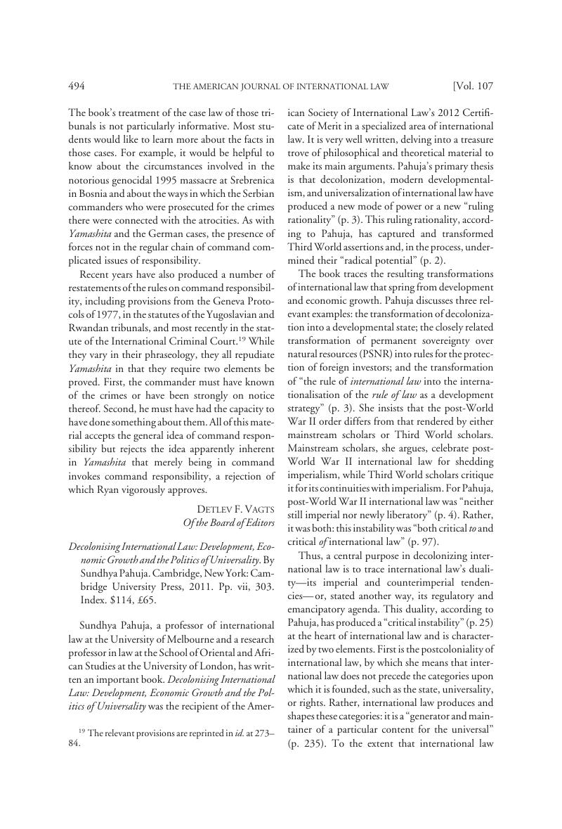 Decolonising International Law: Development, Economic Growth and the ...