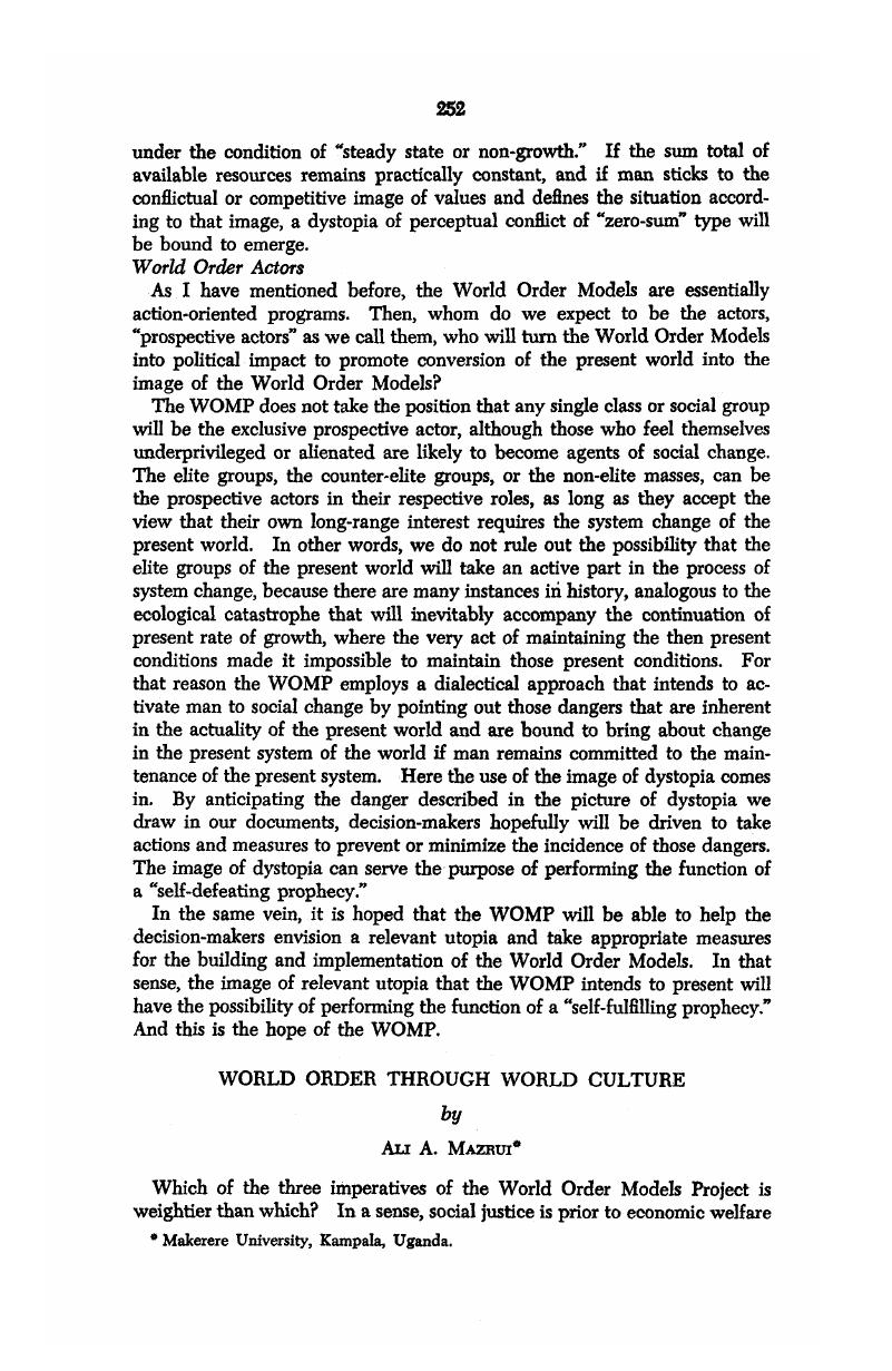 World Order Through World Culture | American Journal of International ...