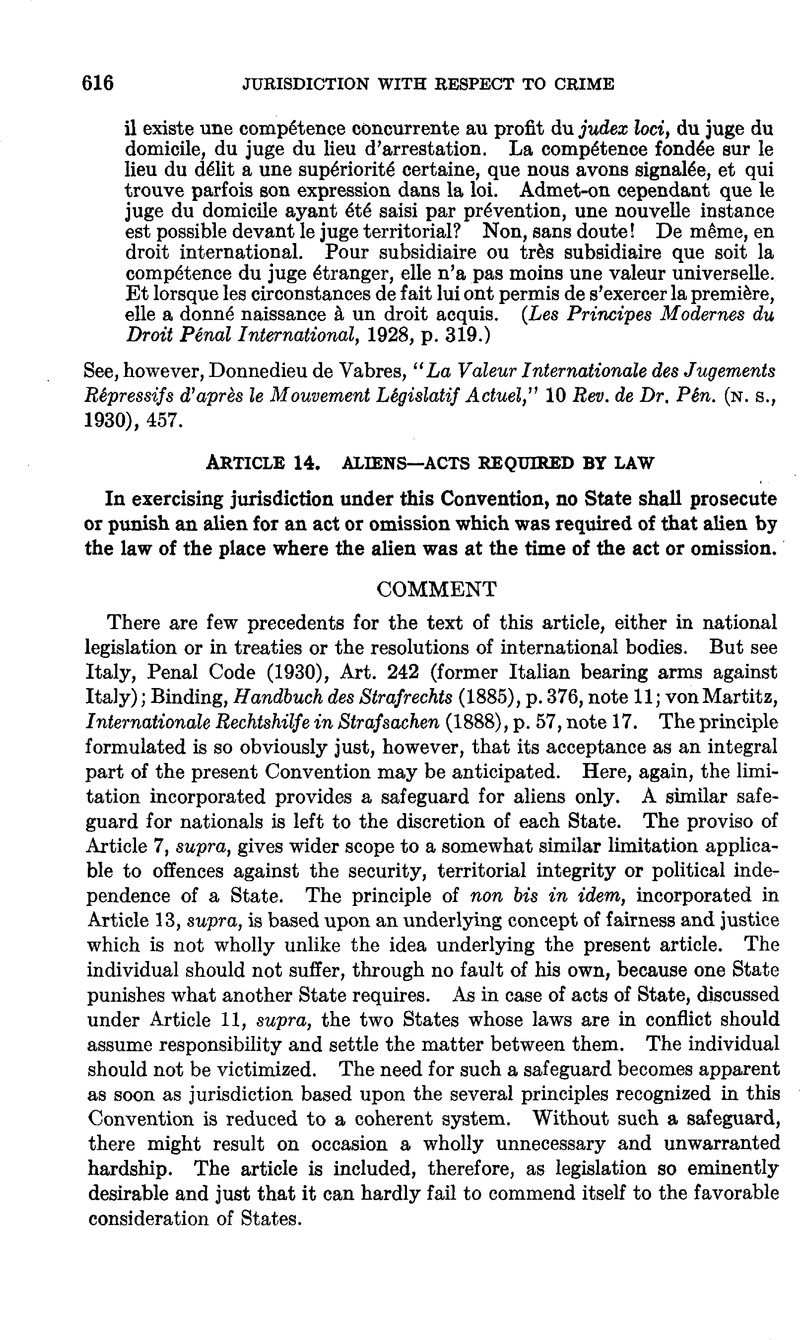 Article 14. Aliens—Acts Required by Law | American Journal of ...