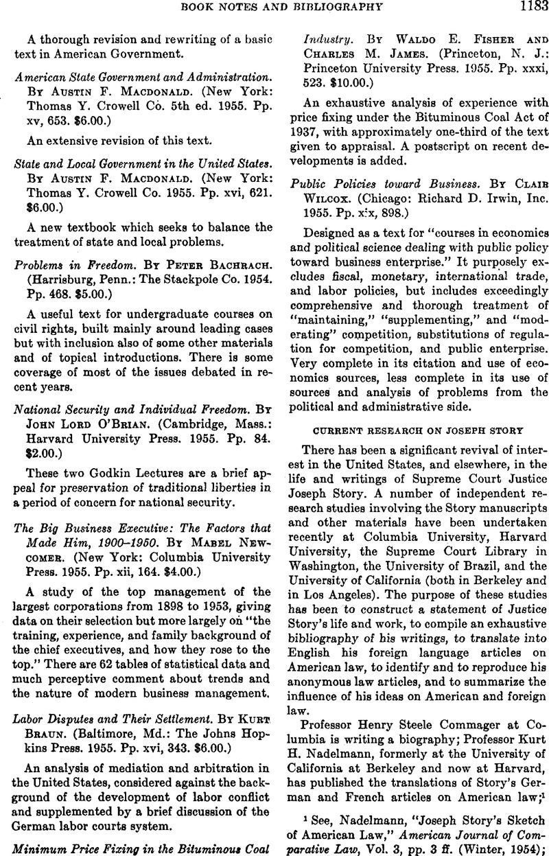 National Security and Individual Freedom. By John Lord O'Brian ...