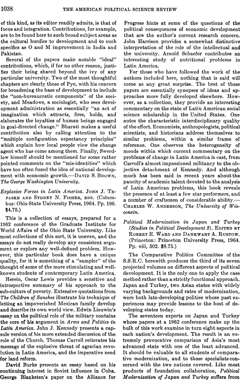 Political Modernization in Japan and Turkey (Studies in Political ...