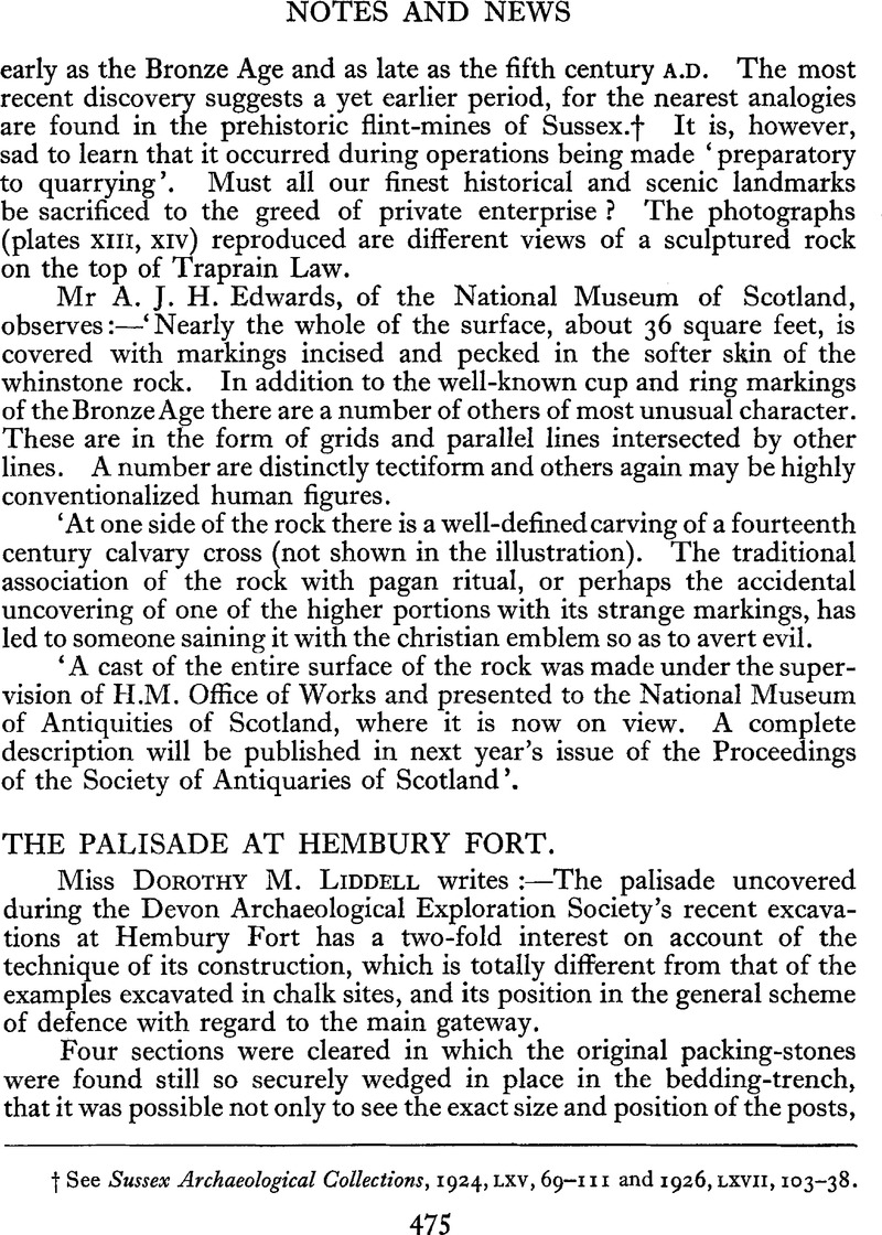 THE PALISADE AT HEMBURY FORT | Antiquity | Cambridge Core