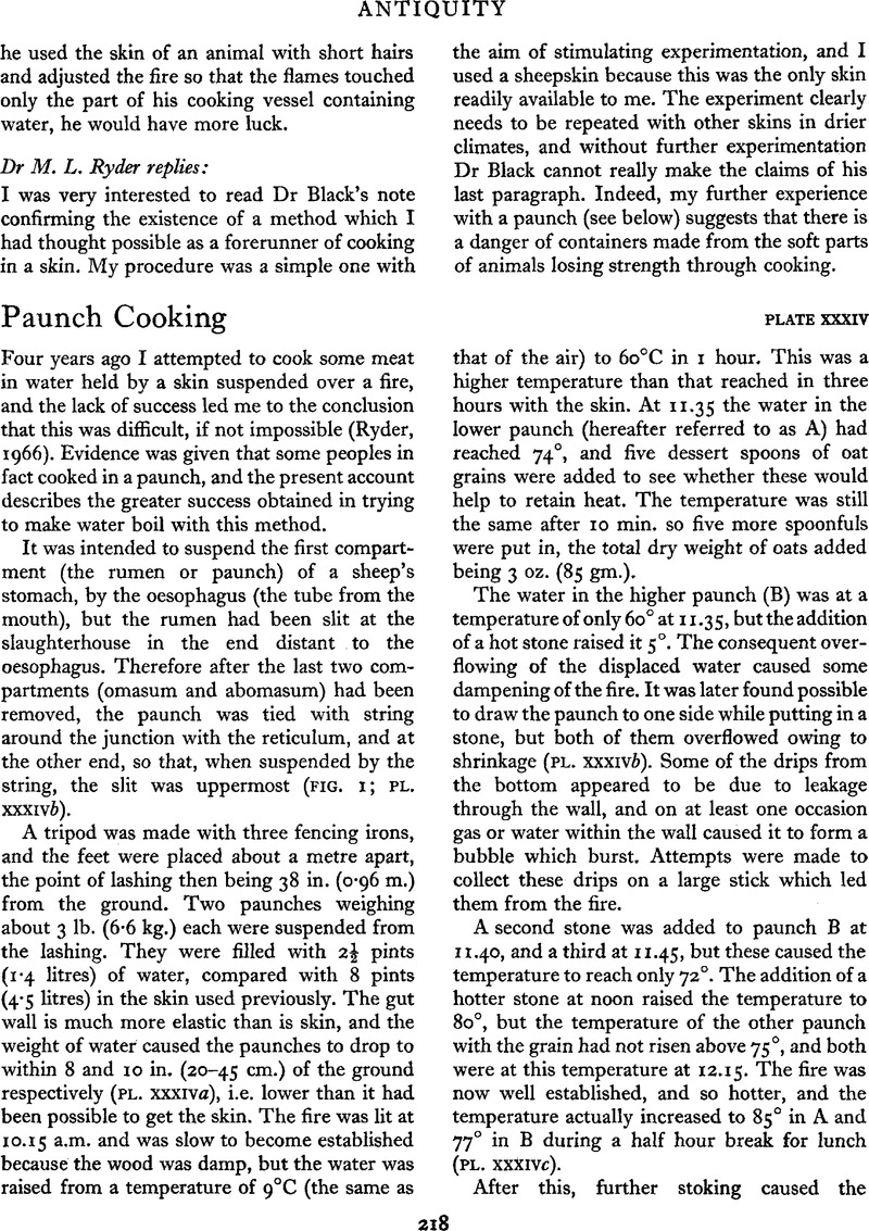 Paunch Cooking | Antiquity | Cambridge Core