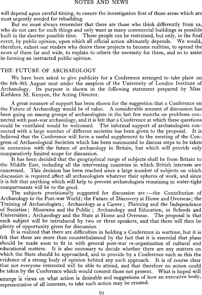The Future of Archaeology | Antiquity | Cambridge Core