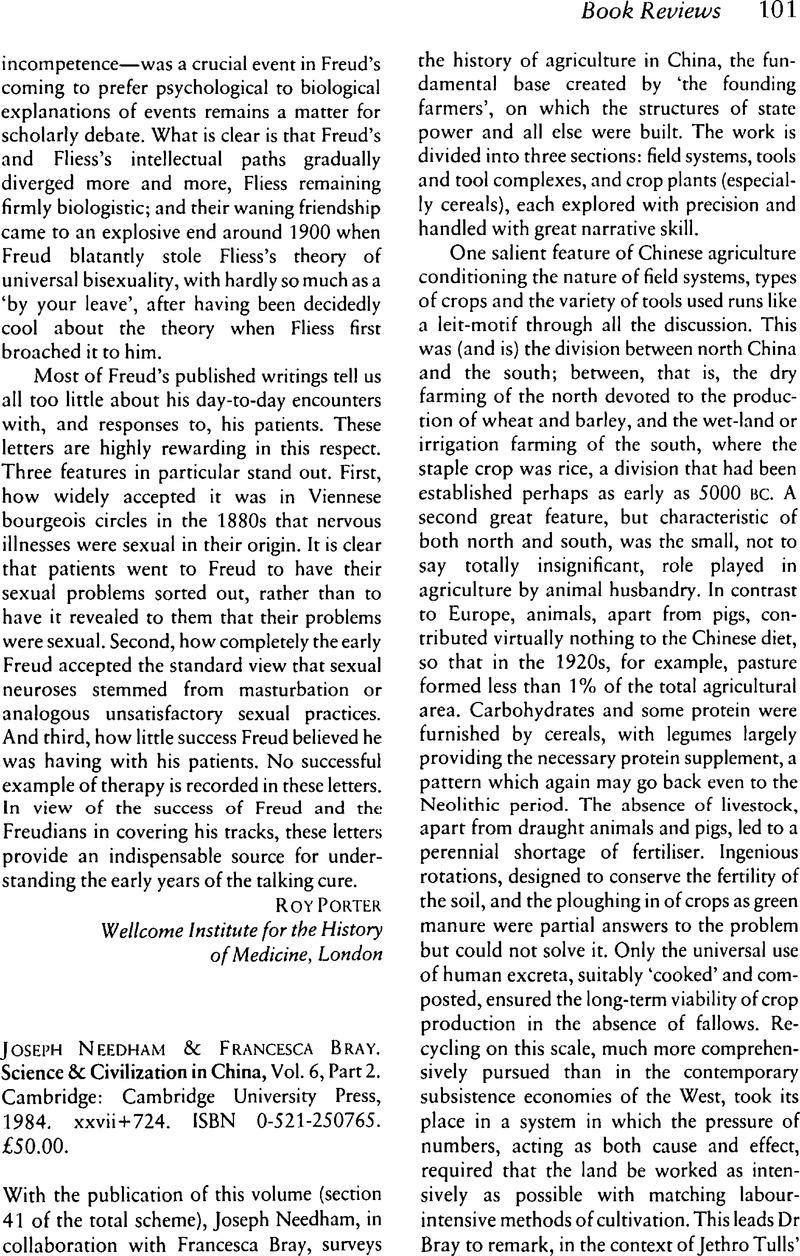 Joseph Needham & Francesca Bray. Science & Civilization in China, Vol ...