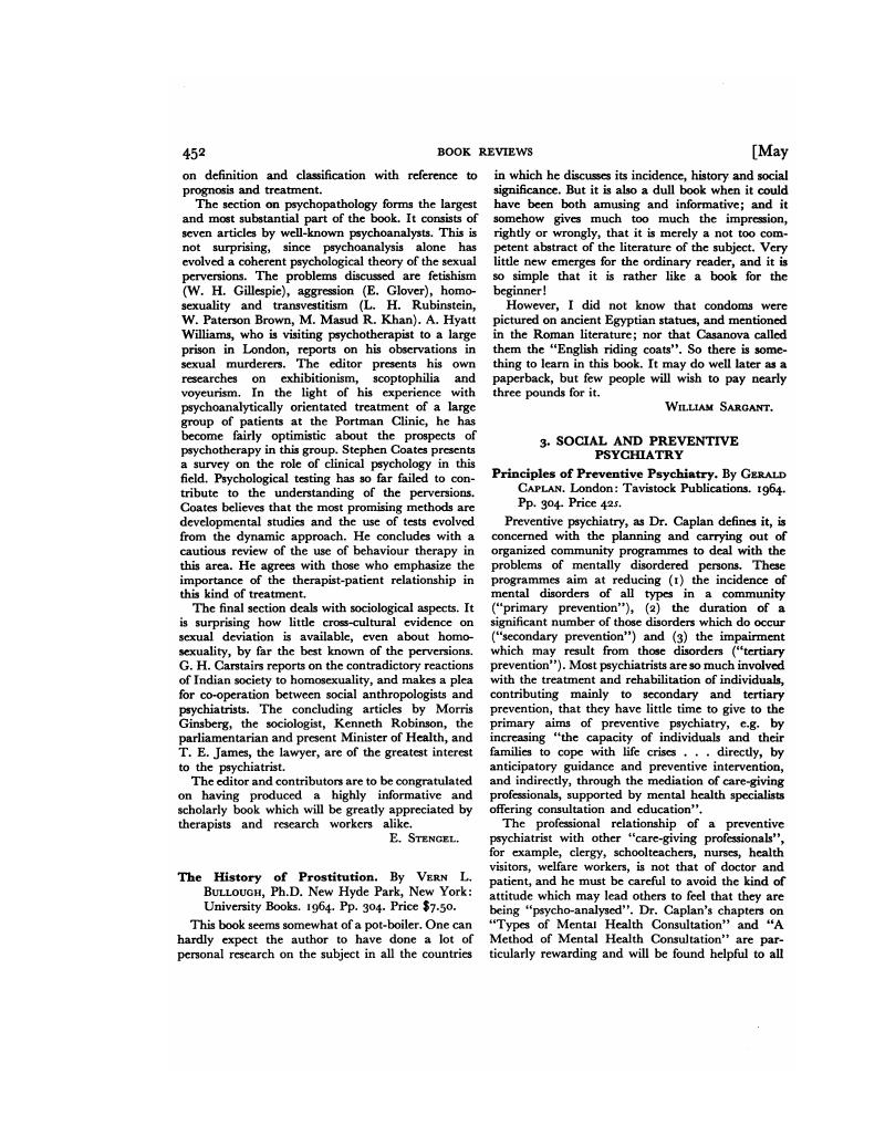 Principles of Preventive Psychiatry. By Gerald Caplan. London ...