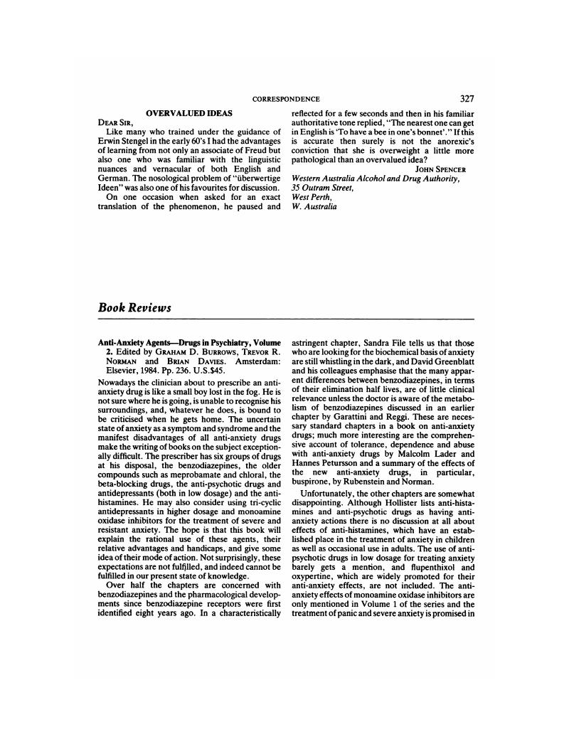 Overvalued Ideas | The British Journal of Psychiatry | Cambridge Core