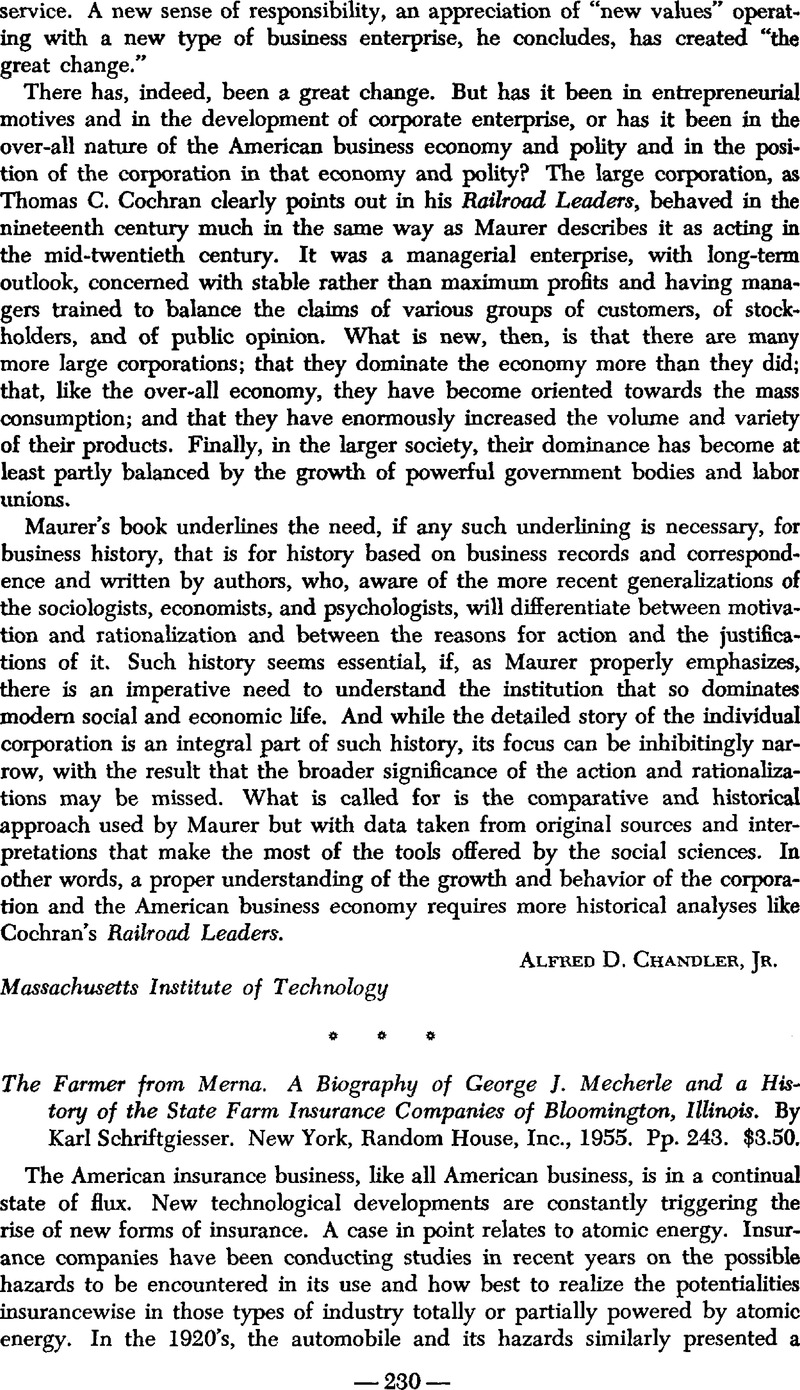 The Farmer from Merna. A Biography of George J. Mecherle and a History ...