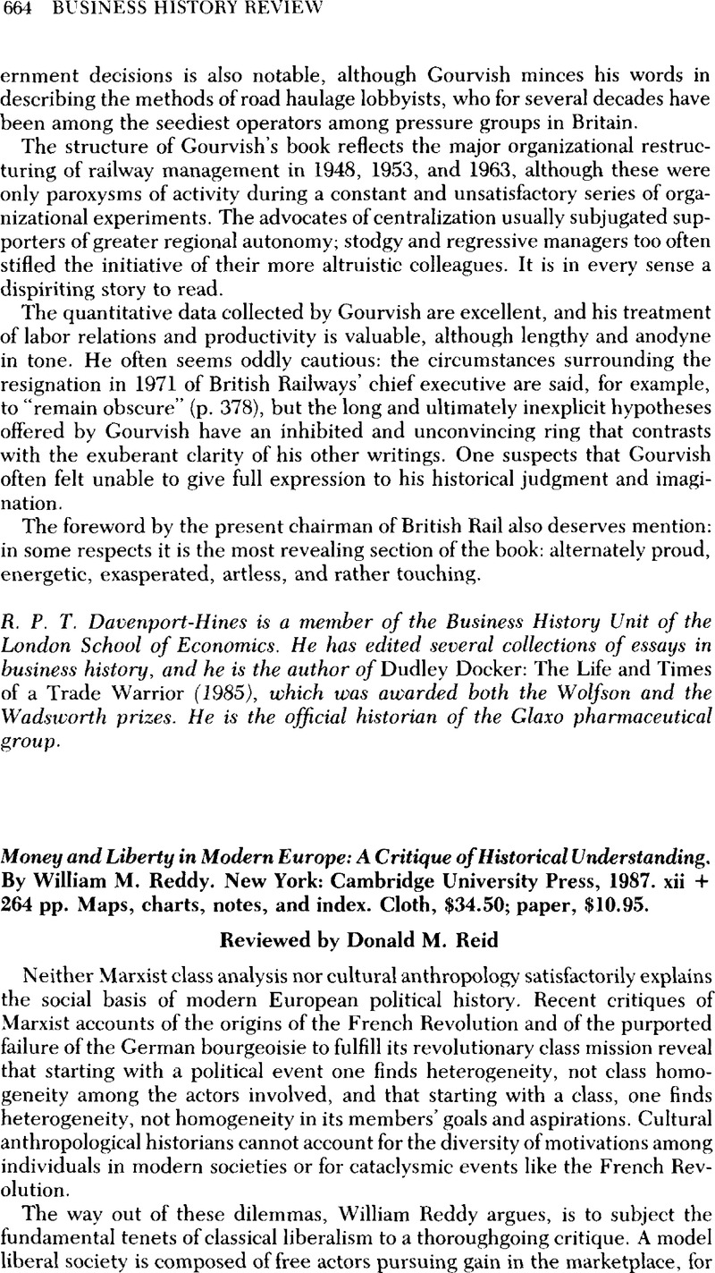 Money and Liberty in Modern Europe: A Critique of Historical ...