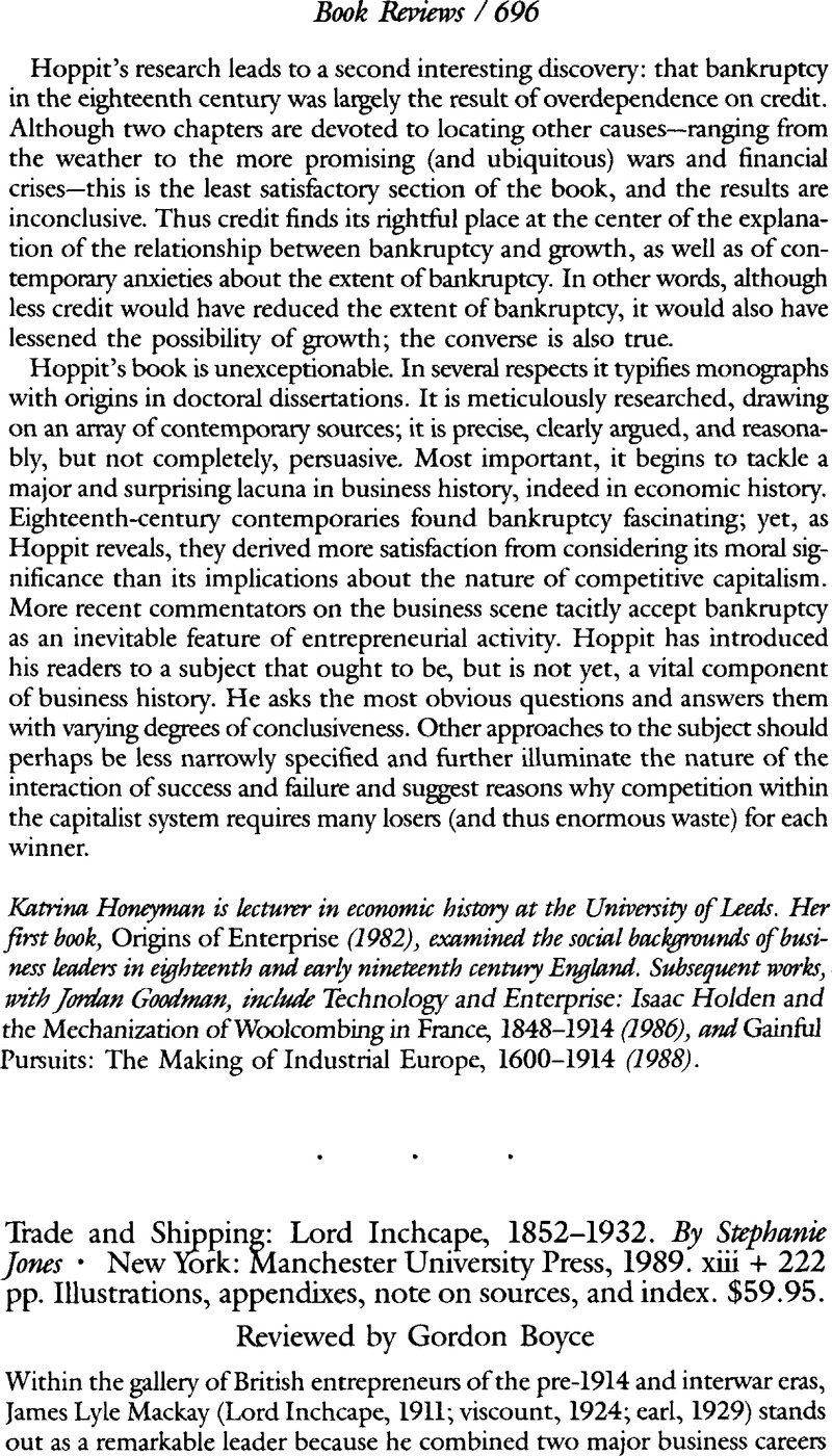 Trade and Shipping: Lord Inchcape, 1852–1932. ByStephanie Jones · New ...