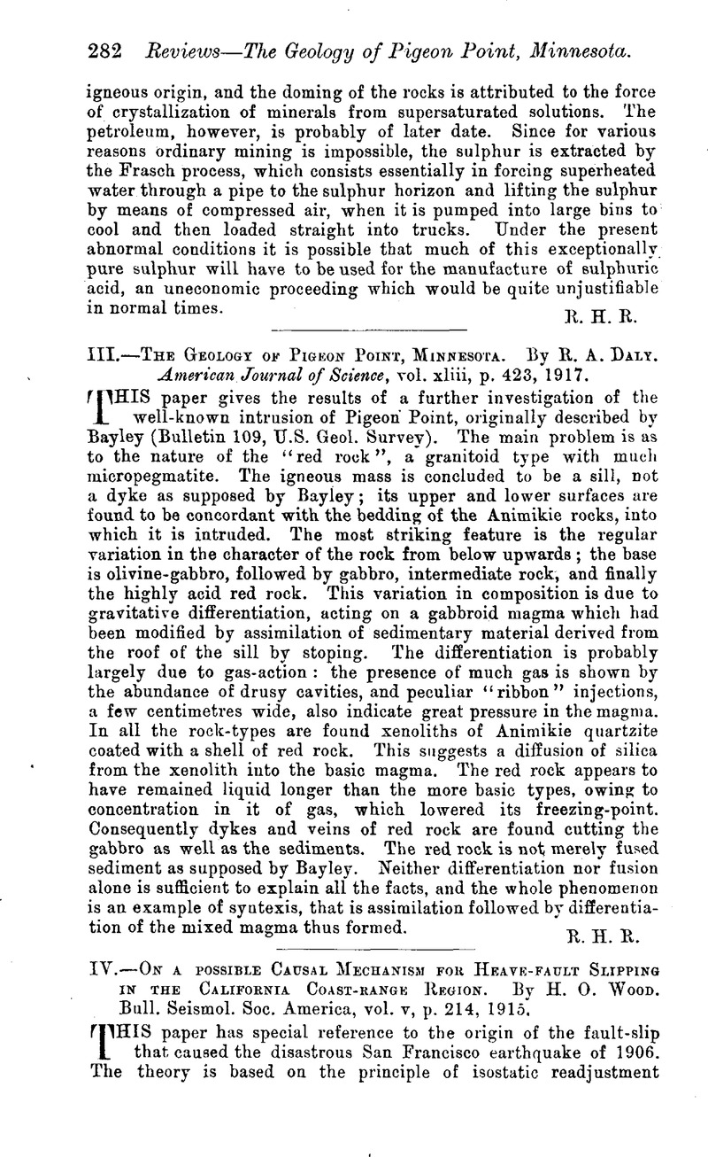 III.—The Geology of Pigeon Point, Minnesota. By R. A. Daly. American ...