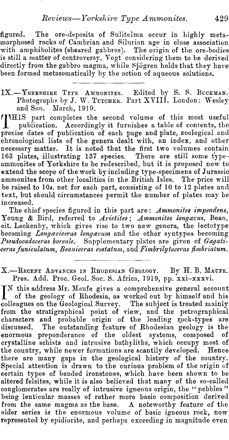 IX.—Yorkshire Type Ammonites Edited by S. S. Buckman. Photographs by J ...