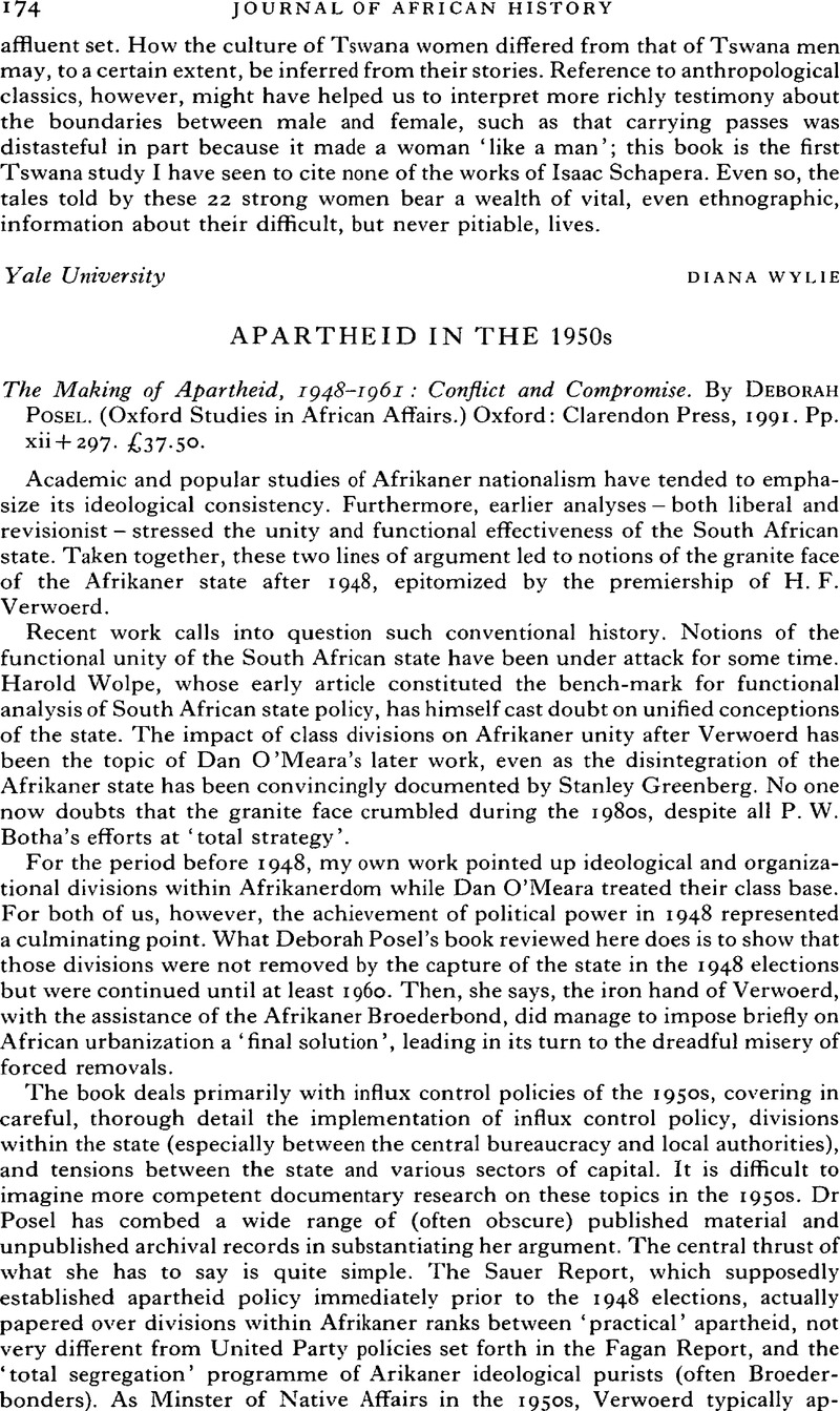 Apartheid in the 1950s - The Making of Apartheid, 1948–1961: Conflict ...