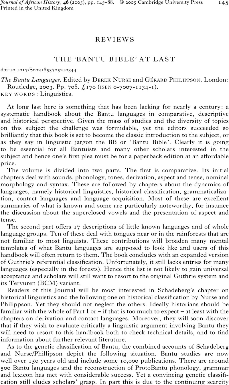 REVISION AND CONTINUITY IN SOUTH AFRICAN HISTORIOGRAPHY The Great Treks ...