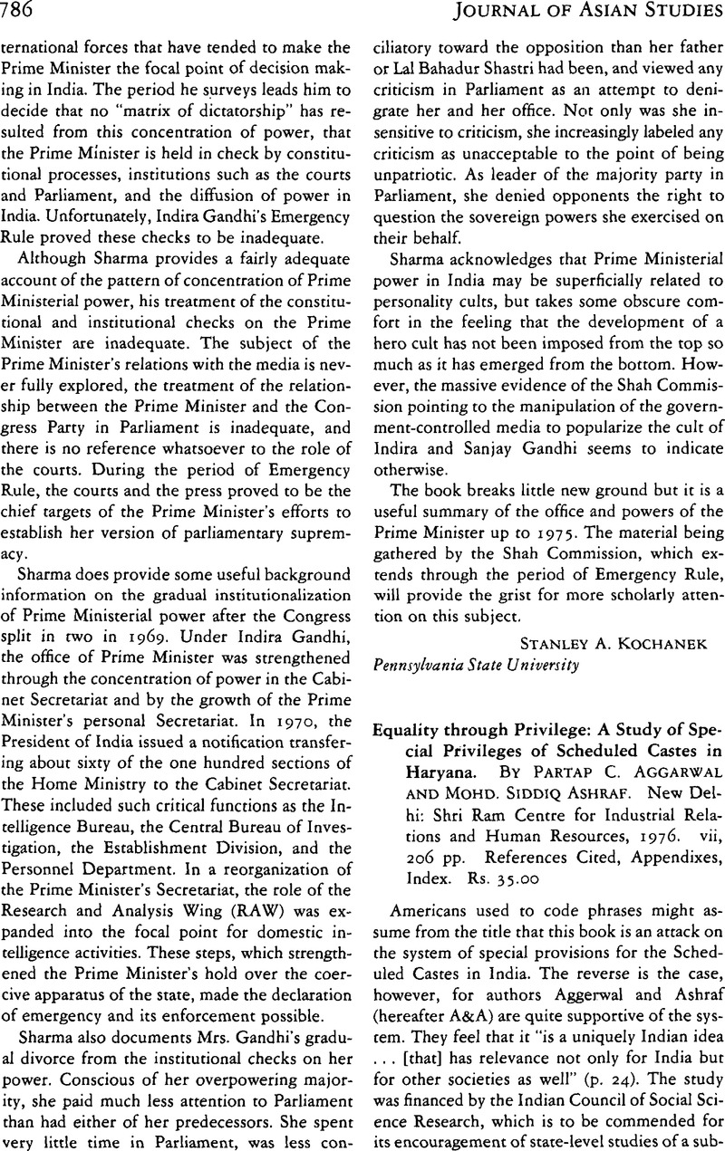 Equality through Privilege: A Study of Special Privileges of Scheduled ...