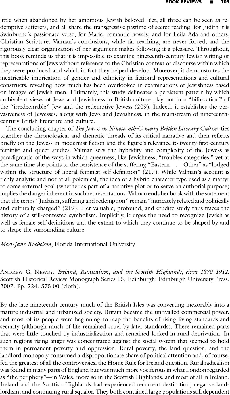 Andrew G. Newby. Ireland, Radicalism, and the Scottish Highlands, circa ...
