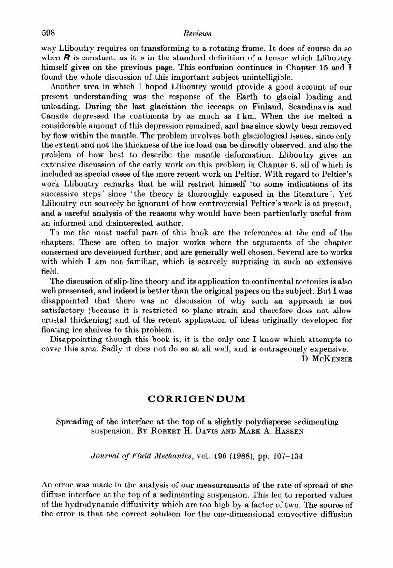 CORRIGENDUM | Journal of Fluid Mechanics | Cambridge Core